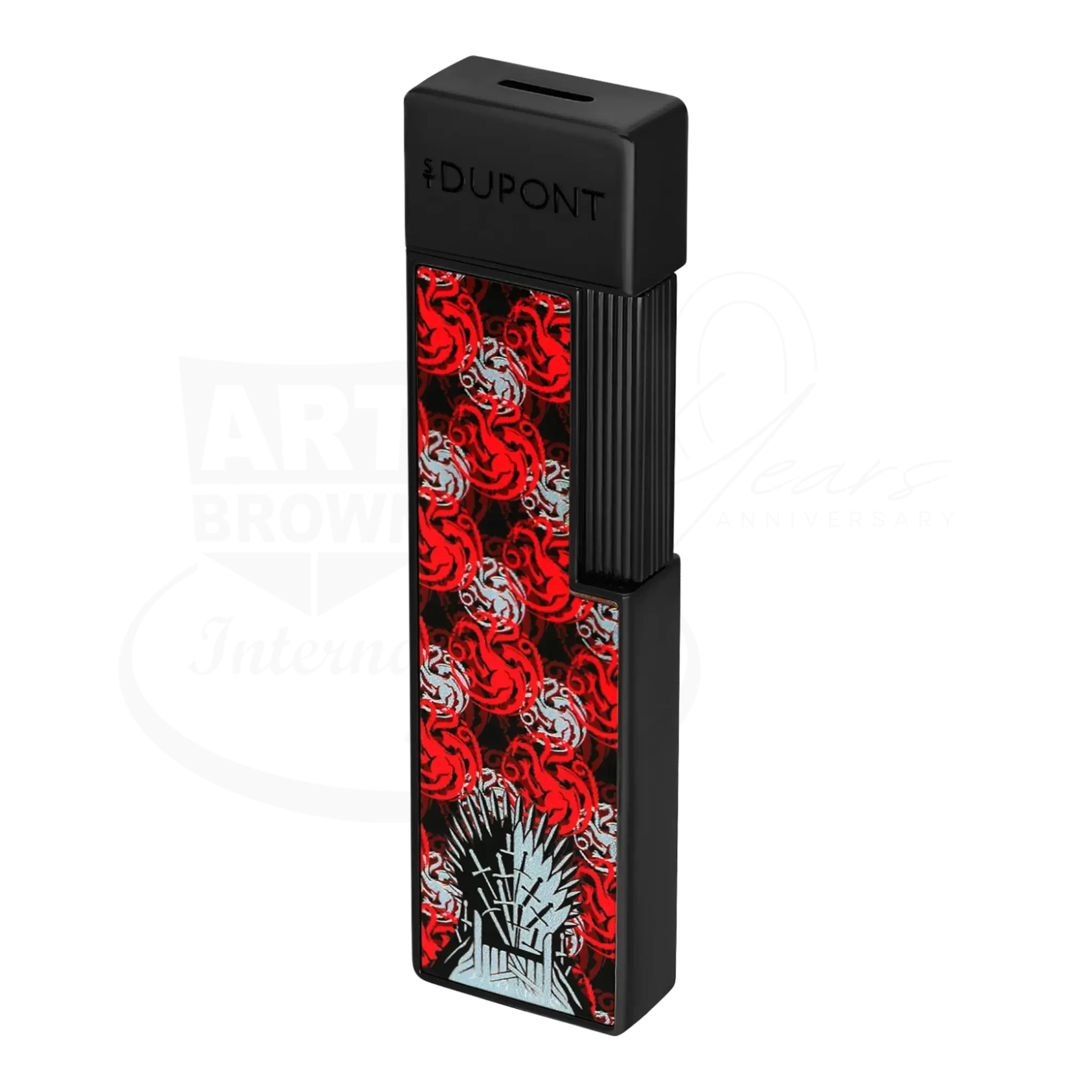 S.T. Dupont x Game of Thrones Twiggy Black & Red House Targaryen Light ...