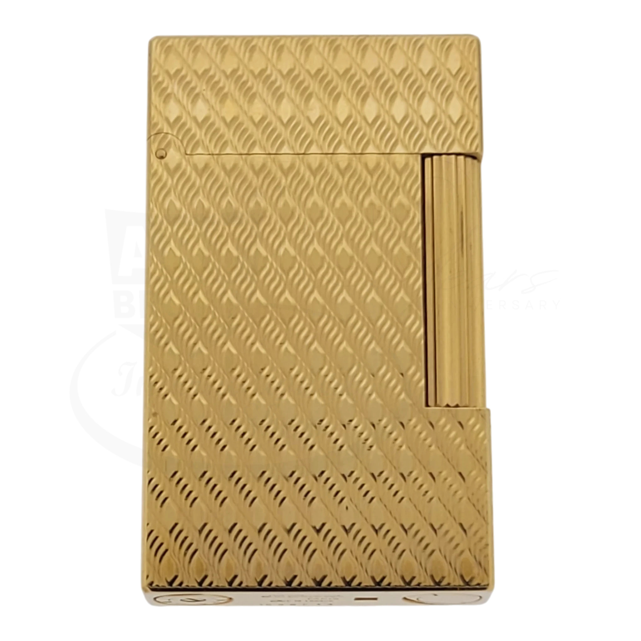 Preowned S.T. Dupont Ligne 2 Gold Peacock Feather Lighter, 016255-D1 ...