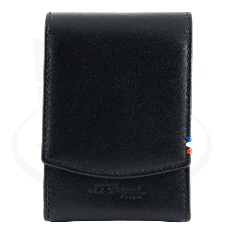 S.T. Dupont Black Leather Cigarette Case, 183030 – Art Brown International Shop