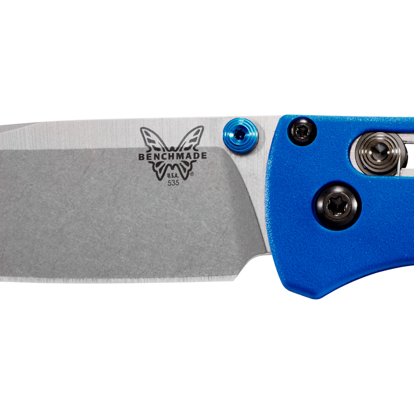 Benchmade Bugout® Blue Grivory® Drop-point – Art Brown