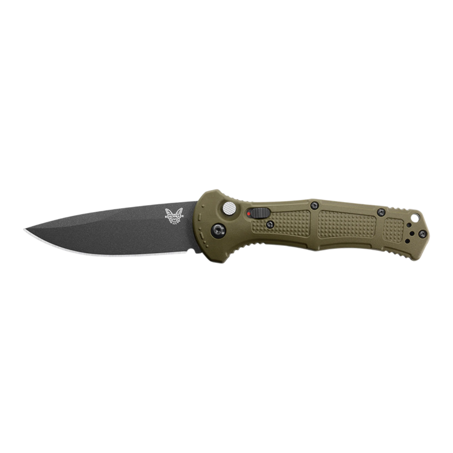 Benchmade Claymore Ranger Green Grivory® Drop Point Auto – Art Brown