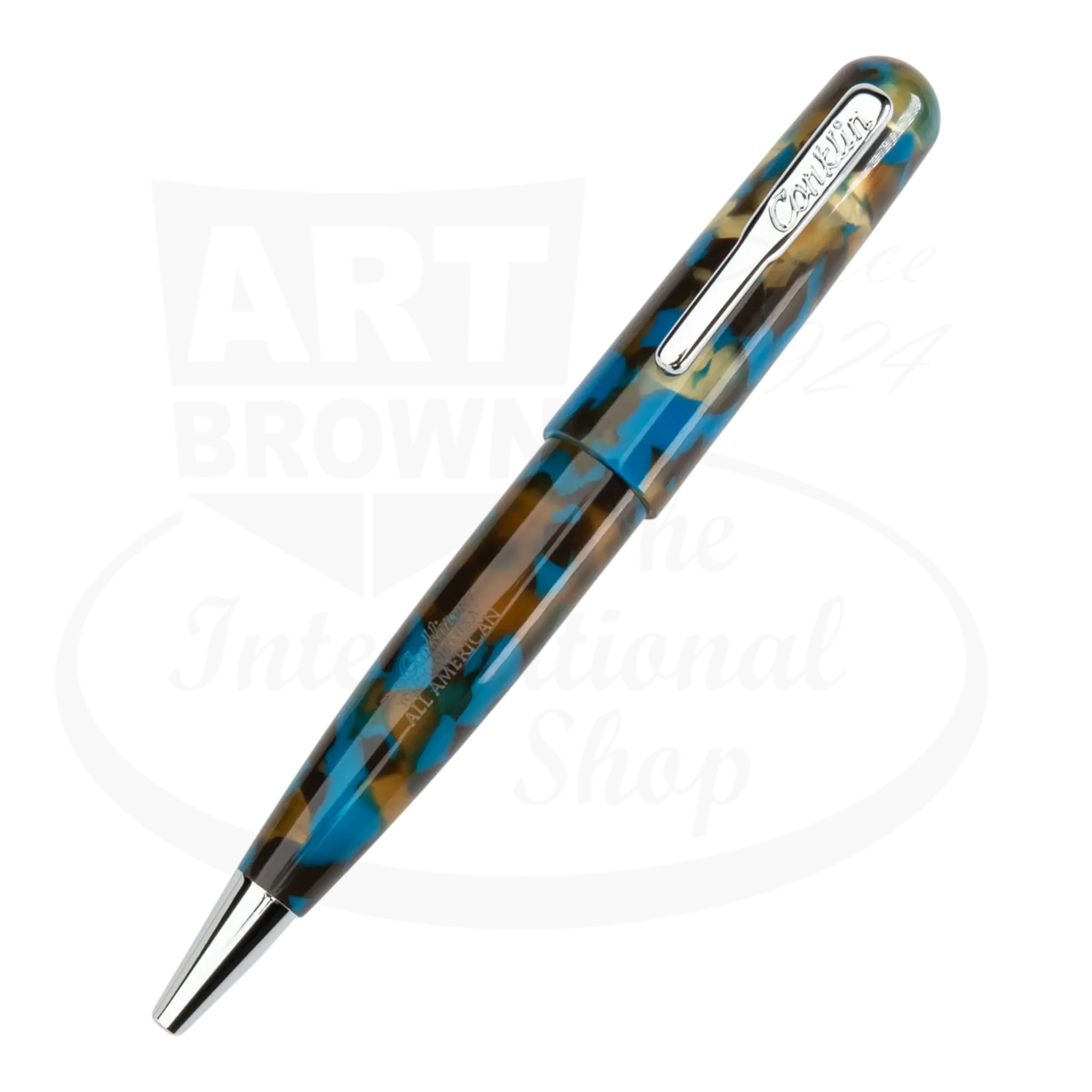 Conklin All American Southwest Turquoise Ballpoint Pen, CK71695 – Art Brown