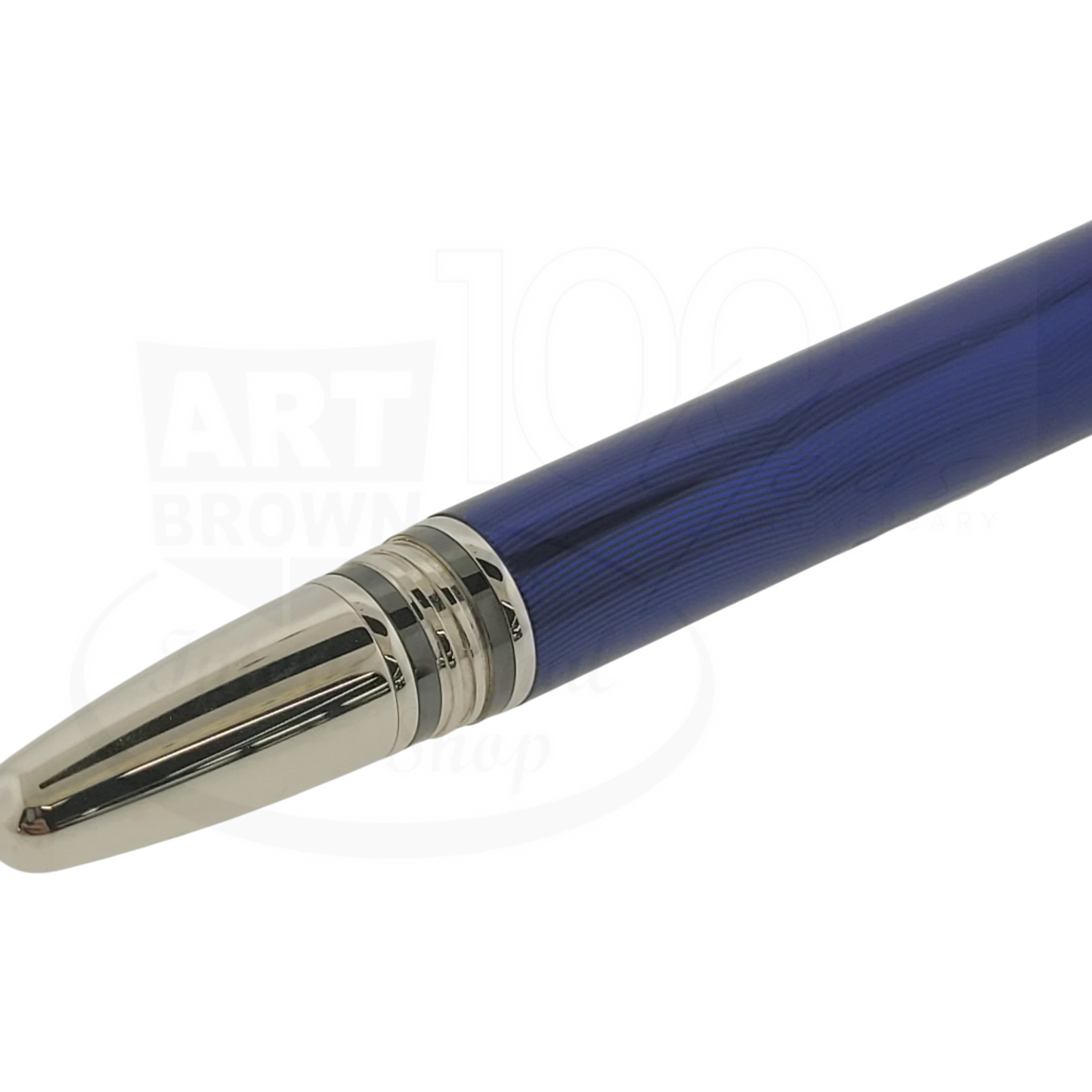 Preowned Montblanc Starwalker Blue Lacquer Rollerball Pen, Montblanc-3 ...