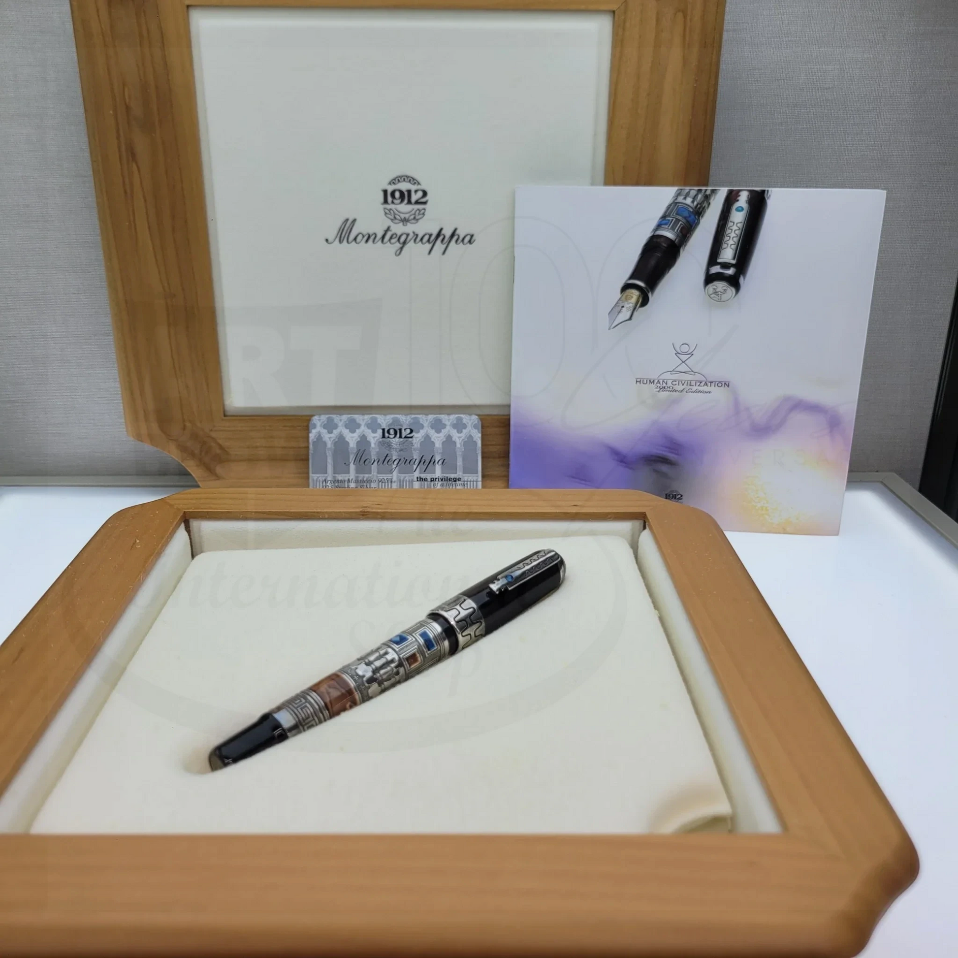 Preowned Montegrappa Limited Edition Human Civilization Fountain Pen ...