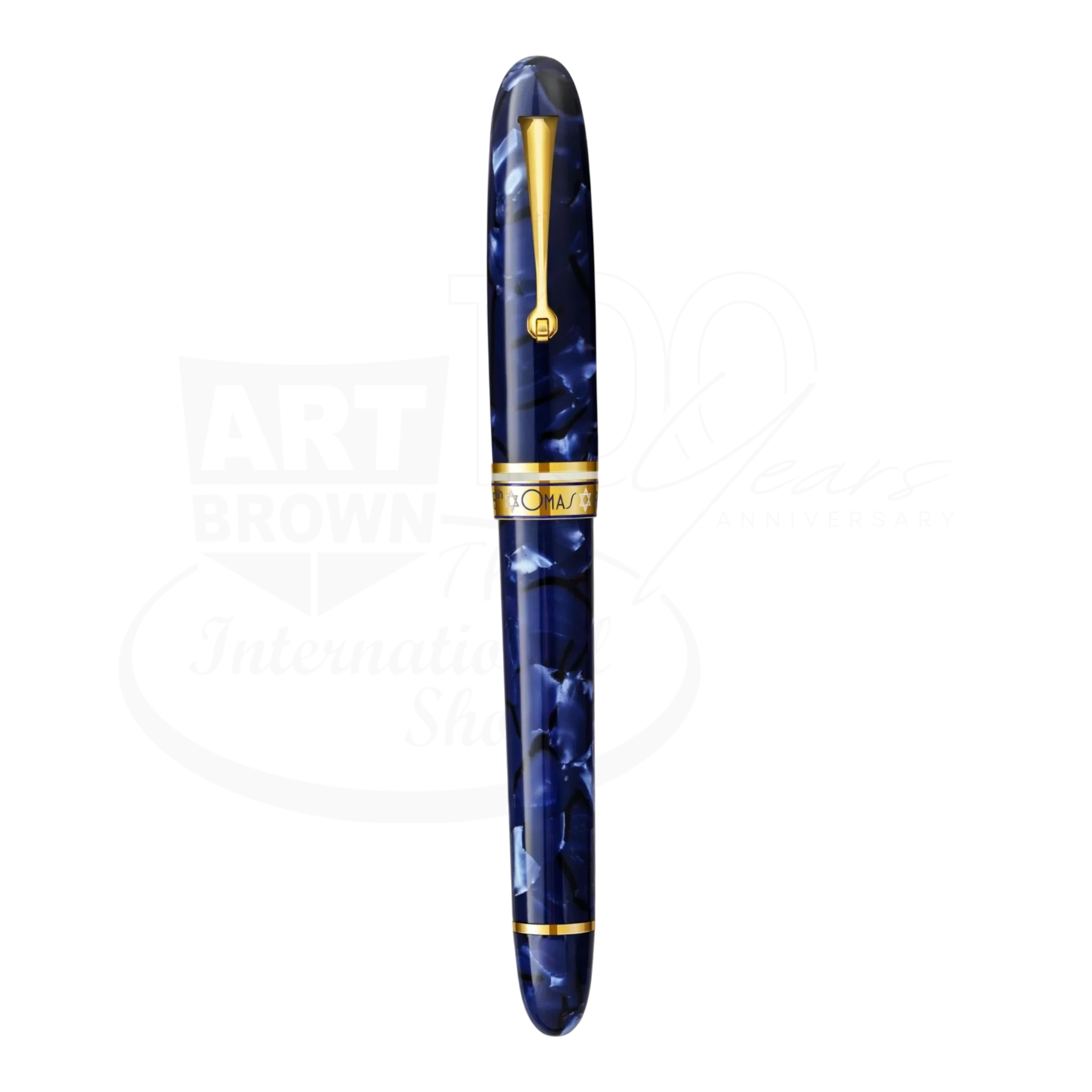 Preowned OMAS Limited Edition 75th Anniversary of Israel Capped Ballpo ...