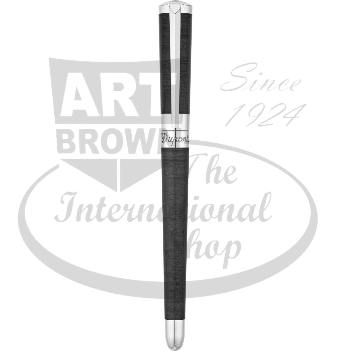 S.T. Dupont Liberte Slate Grey and Palladium Shantung Rollerball Pen ...