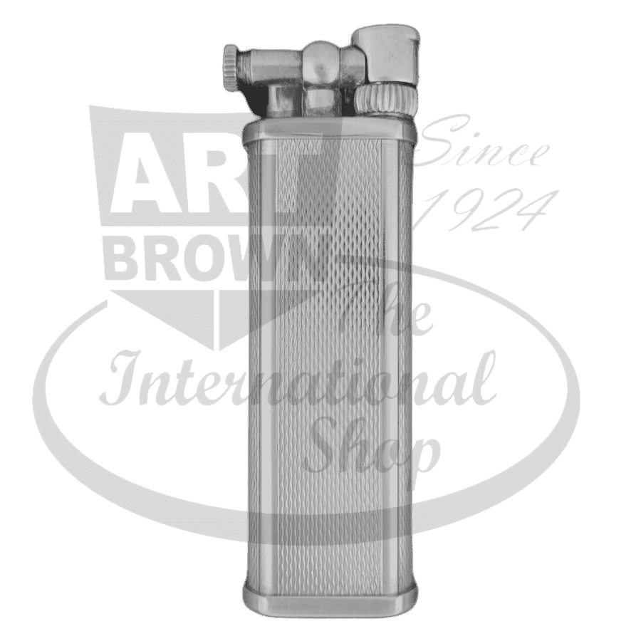 Vintage Dunhill Rollagas Hammer Lighter Silver Diamond Pattern Display ...